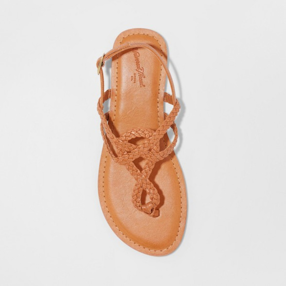 Universal Thread | Shoes | Womens Jana Braided Thong Ankle Strap Sandal ...